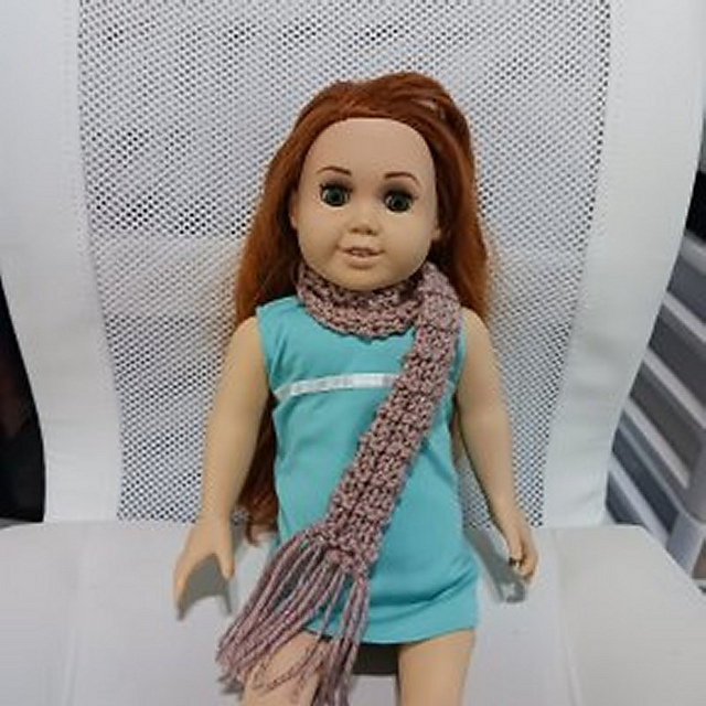 Ravelry: 03 Scarf for American Girl Sized Doll pattern by Beth Bell