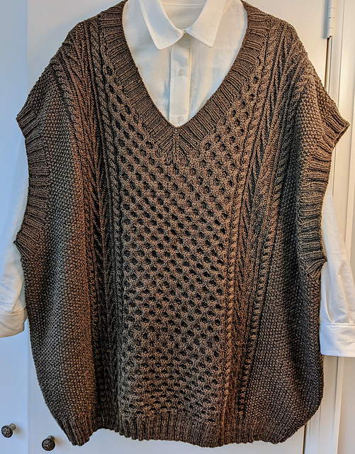 Ravelry: 8. His & Her Aran Vest pattern by Patons Australia