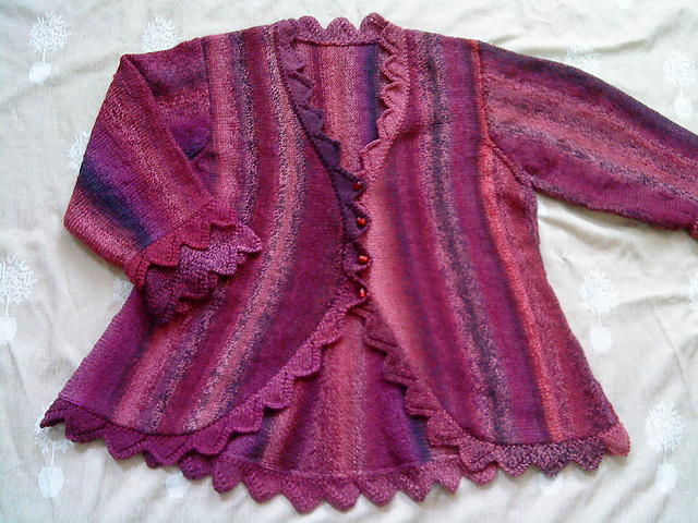 Ravelry: Sideways Cardigan pattern by Elizabeth Jarvis