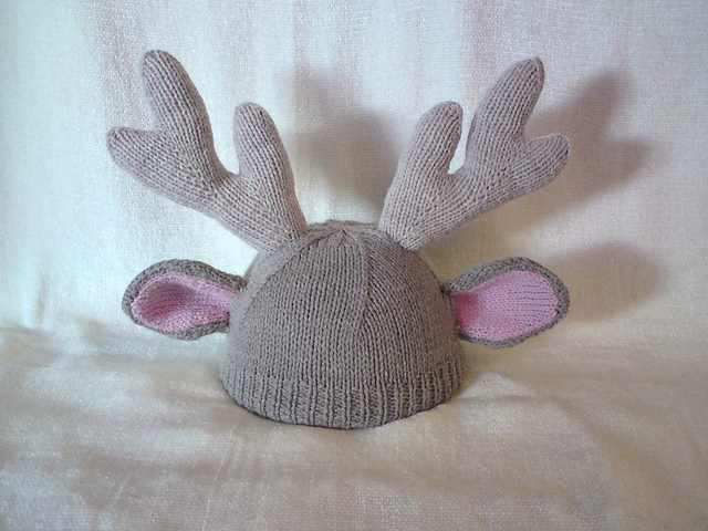 Ravelry: 'Out in the Rein' - Reindeer Hat pattern by Elizabeth Jarvis