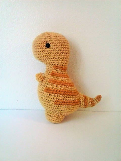 Ravelry: BeyondCrochetToo's Timothy the T-Rex - Autumn Yellow