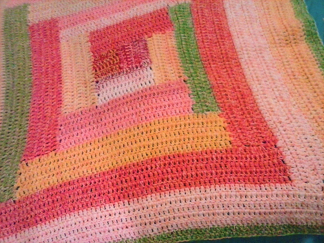 Ravelry: BeyondCrochetToo's Easy Log Cabin Afghan