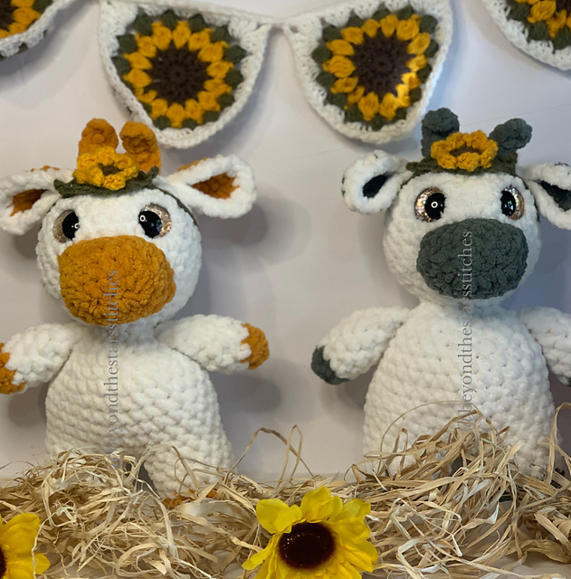 Ravelry: Crochet Sunflower Cow pattern by Britney Gildersleeve