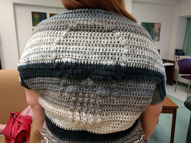 Ravelry: Geeky Superhero Shrug (Punisher) pattern by Erin Davison