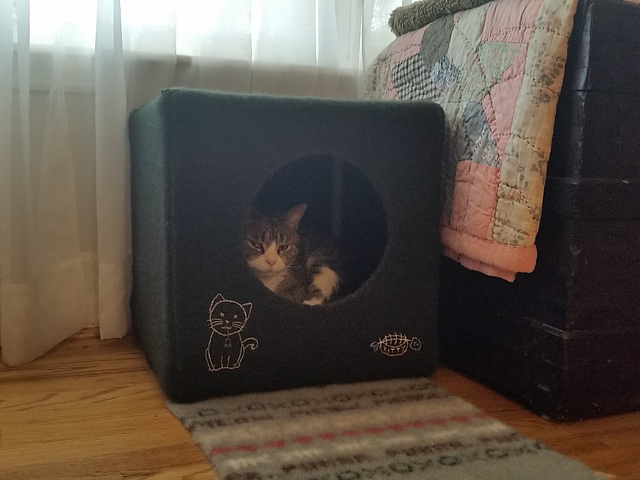 Ravelry: Felted Cat Cube pattern by Bobbi Borawski