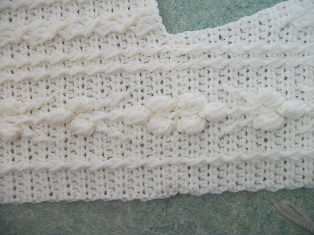 Ravelry: Birdlebee's Crochet Cable aran sweater