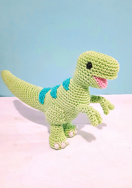 Ravelry: Theo the T Rex pattern by Silke Merckx Designs