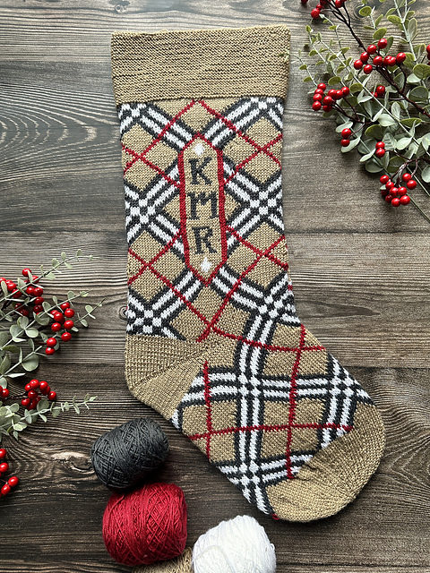 Ravelry: No. 12 Mayfair Stocking pattern by Birdsong Designs