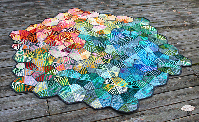 Ravelry: Hexatæppe pattern by Birthe P