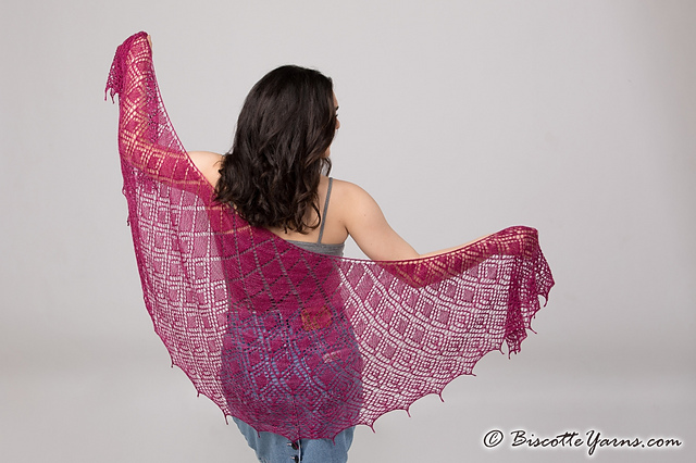 Ravelry: Crystallace Shawl pattern by Lana Jois
