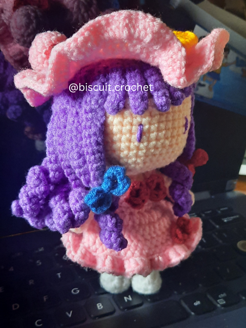 Ravelry: Patchouli Knowledge Doll - Touhou game pattern by Daisy Nguyen