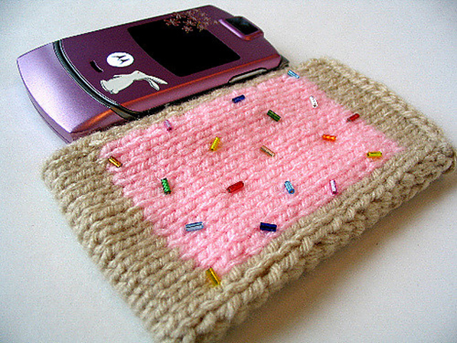 Ravelry: Poptart Cell Phone Pocket pattern by Hannah Kaminsky