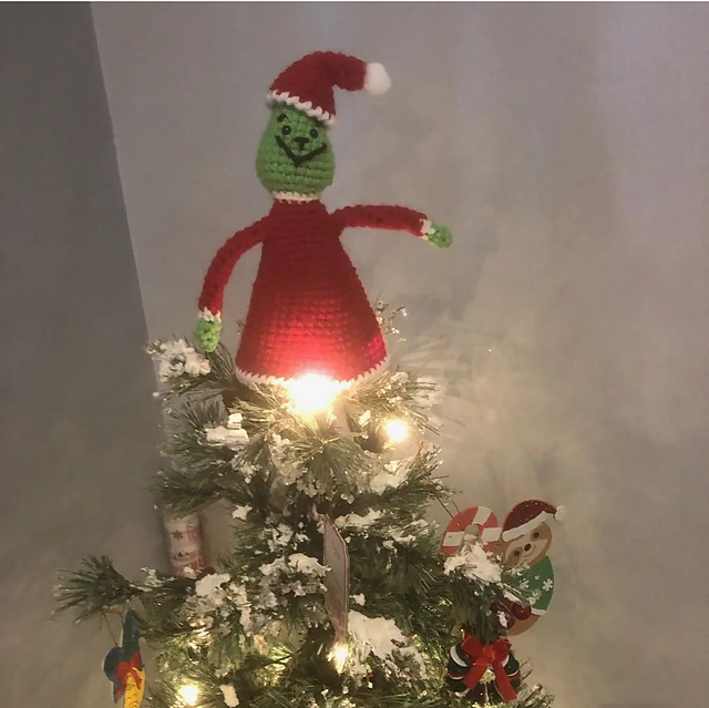 Ravelry: Tree Topper Grinch pattern by Paige Elizabeth