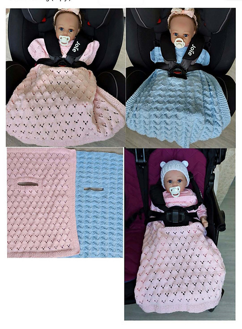 Ravelry: Car Seat Blankets BB042 pattern by Wendy Morgan