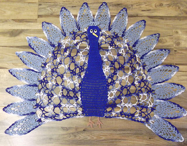 Ravelry: Proud Peacock Doily pattern by Betty Stevens