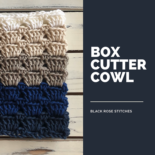 Ravelry: Box Cutter Cowl pattern by Black Rose Stitches