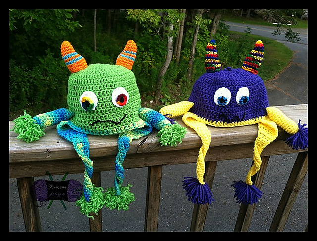 Ravelry: Monster Love Earflap Hat pattern by Sonya Blackstone