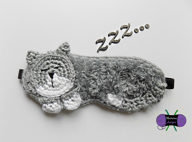 Ravelry: Cat Nap Sleep Mask pattern by Sonya Blackstone