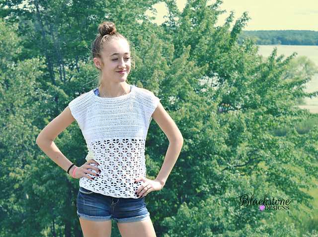 Ravelry: Coastal Waves Top - Adult pattern by Sonya Blackstone