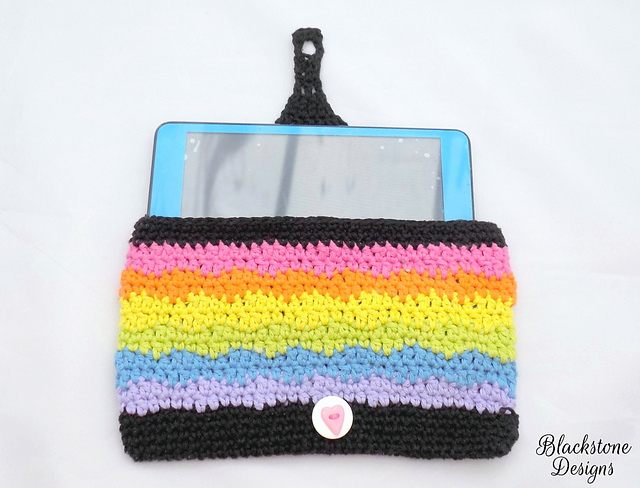 Ravelry: Rainbow Sherbert Tablet Cover pattern by Sonya Blackstone