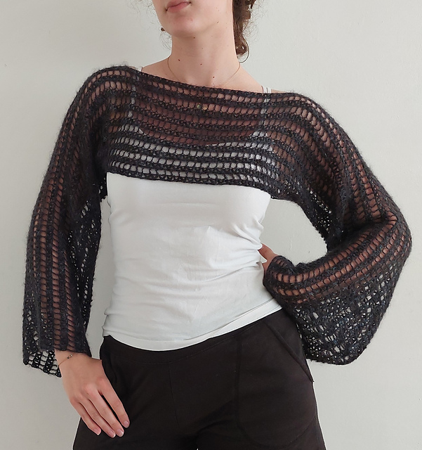 Ravelry: BKD bolero shrug pattern by Blazenka Simic-Boro