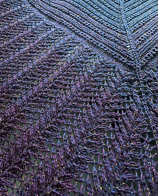Ravelry: Pletený šátek YZA pattern by Blanka Youcefi