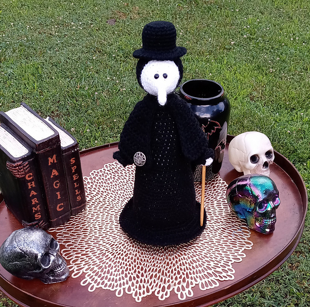 Ravelry: Plague Doctor Plush pattern by Krysta Mallory