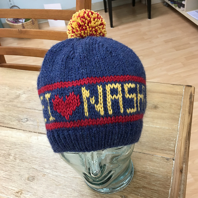 Ravelry: I Love Nashville Hat pattern by Debra Peterson