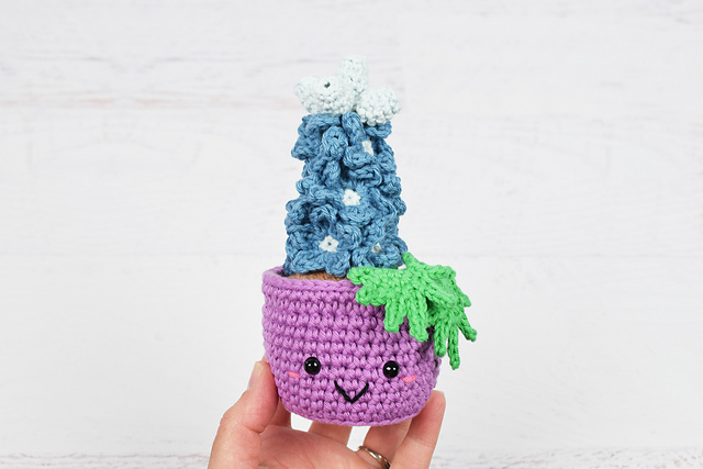 Ravelry: Potted Delphinium pattern by Yarn Blossom Boutique