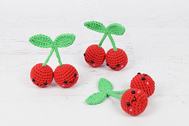 Ravelry: Cherry Fruit pattern by Yarn Blossom Boutique