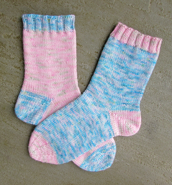Ravelry: Double Vanilla Socks pattern by TrebleAndPurl