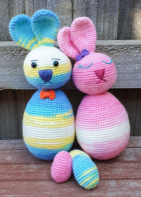Ravelry: Easter Egg Peep Bunnies pattern by BlueBuggs