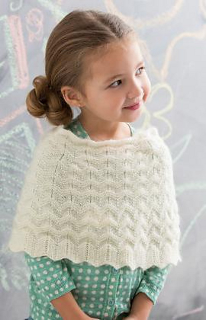 Ravelry: Knit Girl's Poncho pattern by Beth Whiteside