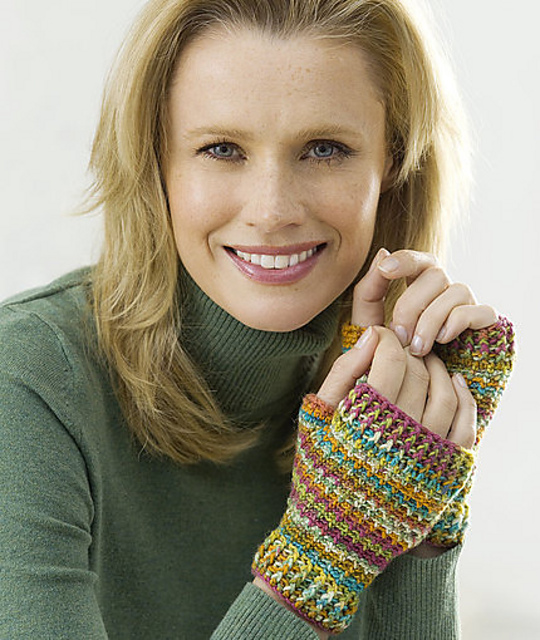 Ravelry: Easy Crochet Wristers pattern by Kim Kotary