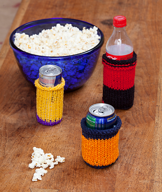 Ravelry: Knit Can Cozies pattern by Whitney Christmas
