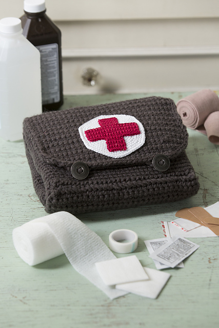 Ravelry: Red Heart Cares Crochet First Aid Kit pattern by Nancy Anderson