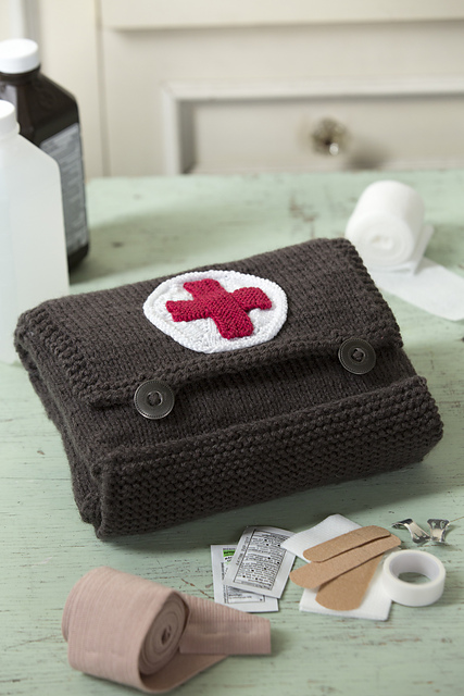 Ravelry: Red Heart Cares Knit First Aid Kit pattern by Nancy Anderson