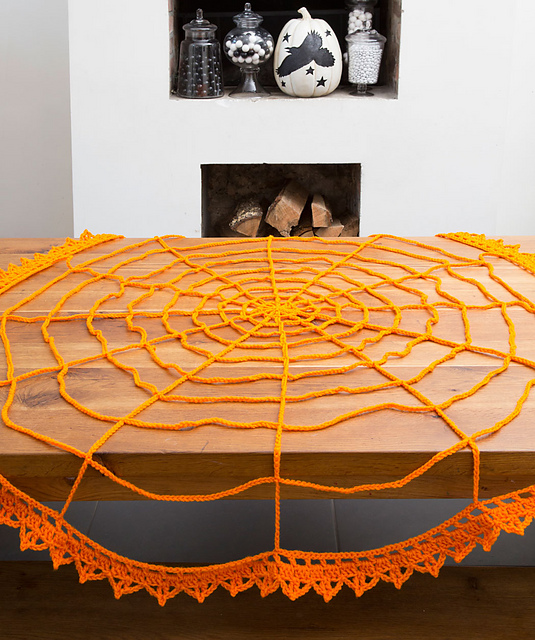 Ravelry: Spider Web Table Topper pattern by Jessie Rayot