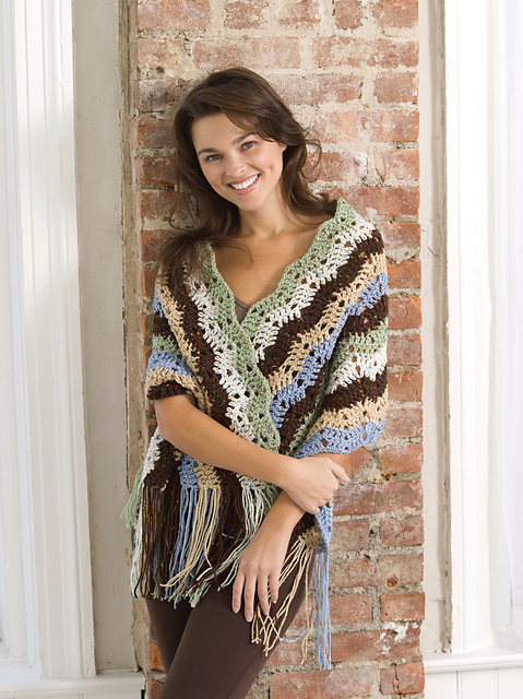 Ravelry: Ripple Crochet Wrap pattern by Nazanin S. Fard