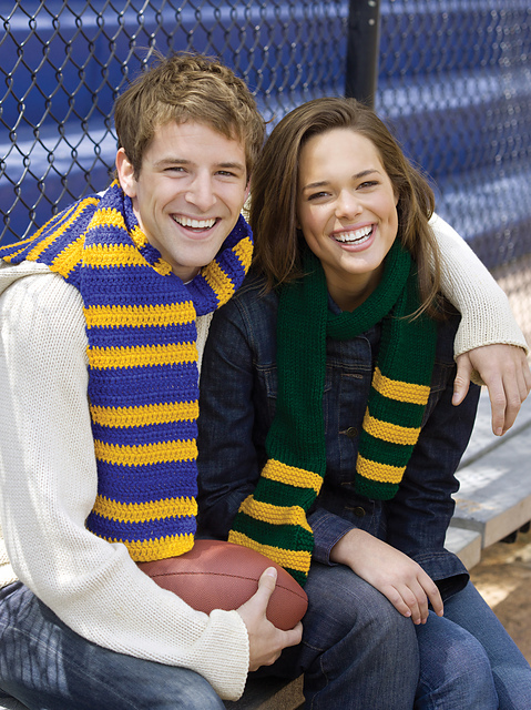 Ravelry: Team Stripes Crochet Scarf pattern by Treva McCain