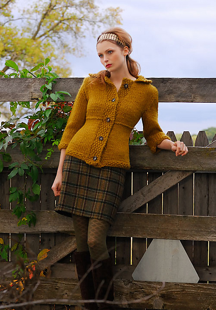 Ravelry: Jackie Jacket pattern by Sylvia Hager
