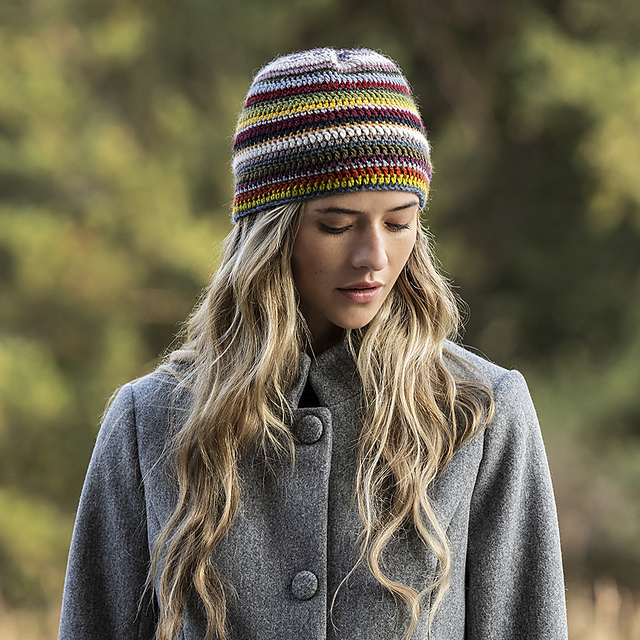 Ravelry: 27 Color Crochet Hat pattern by Bobbi IntVeld