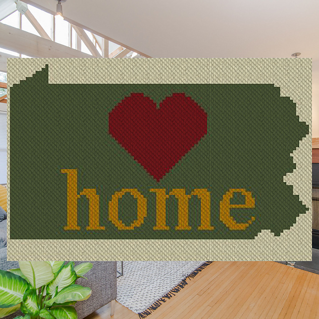 Ravelry: Pennsylvania Home C2C Afghan pattern by Blue Frog Creek