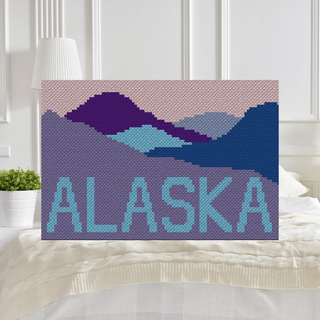 Ravelry: Go To the Mountains of Alaska C2C Graphghan pattern by Blue ...
