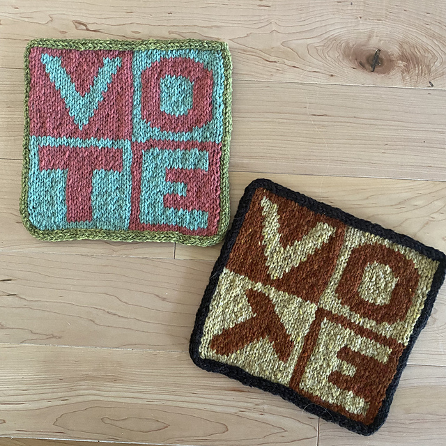 Ravelry: VOTE Banner pattern by Annie Lupton