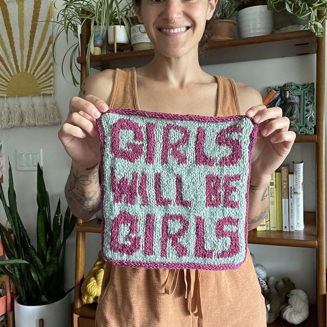 Ravelry: Girls Will Be Girls Banner pattern by Annie Lupton