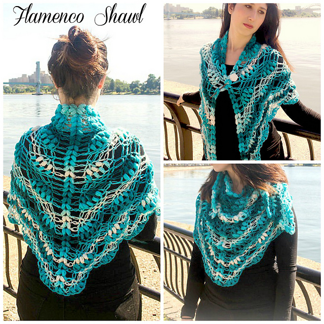 Ravelry: Flamenco Shawl pattern by Bonita Patterns