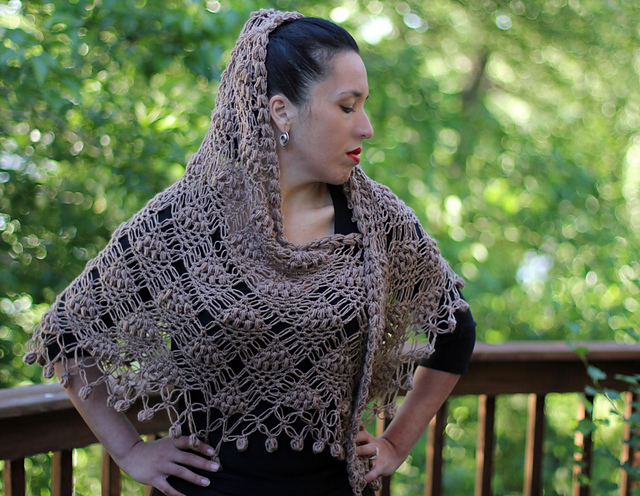Ravelry: Flamenco Triangle Shawl pattern by Bonita Patterns