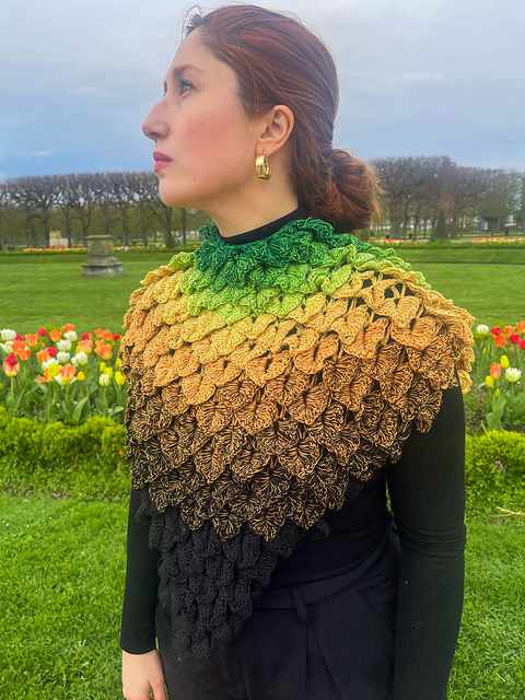Ravelry: Spring Leaves Shawl pattern by Bonita Patterns