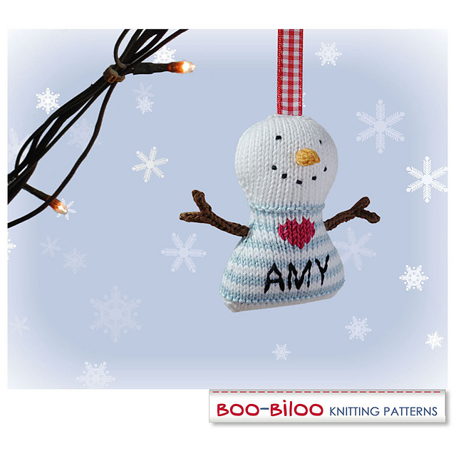 Ravelry: Snowman Christmas Decoration pattern by Louise Crowther